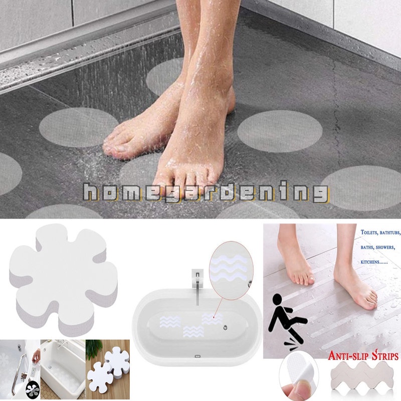 Anti-slip Stickers Safety Bath Strips Snowflake Shower Treads Bathtub ...