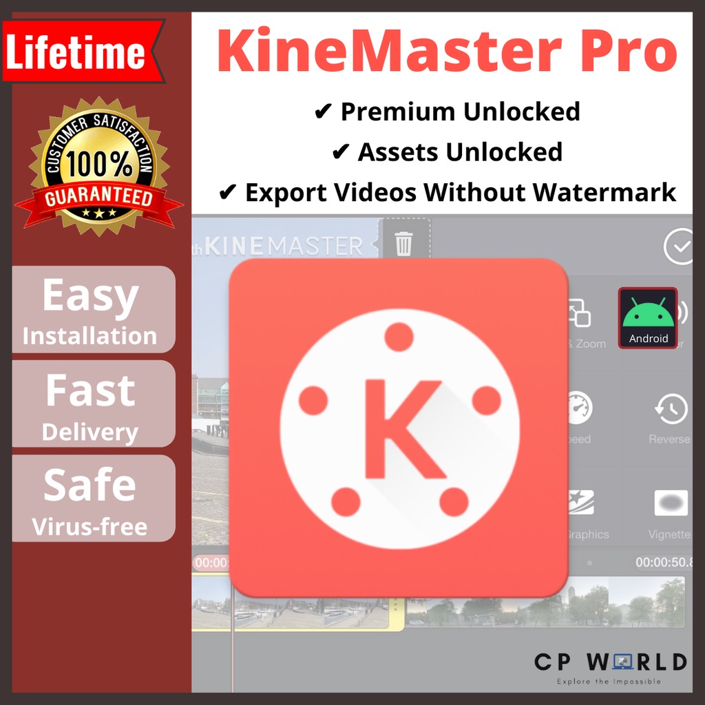 [𝗟𝗜𝗙𝗘𝗧𝗜𝗠𝗘] Kine-Master Pro | Premium | Latest | No watermark | Preset ...