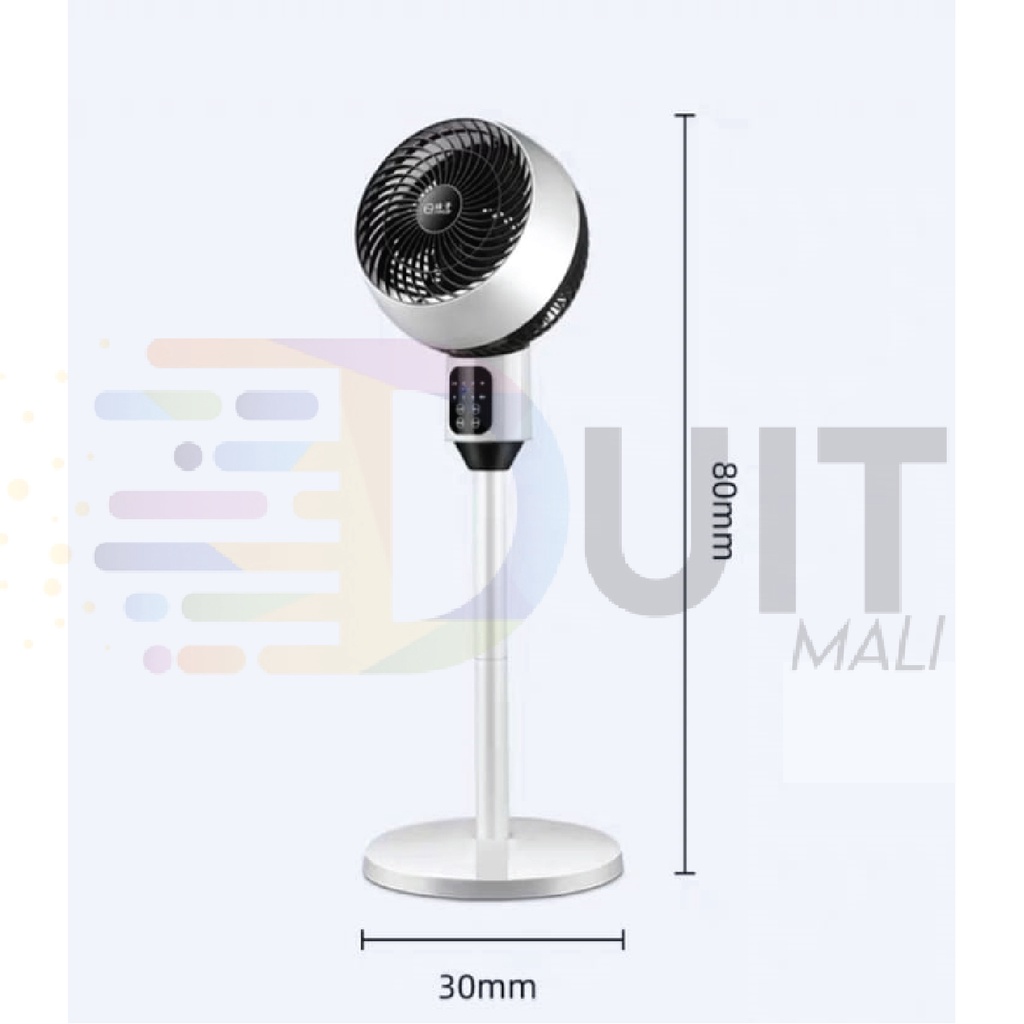 DM Adjustable Strong Wind Power Remote Control Floor Stand Fan 3 Speed ...