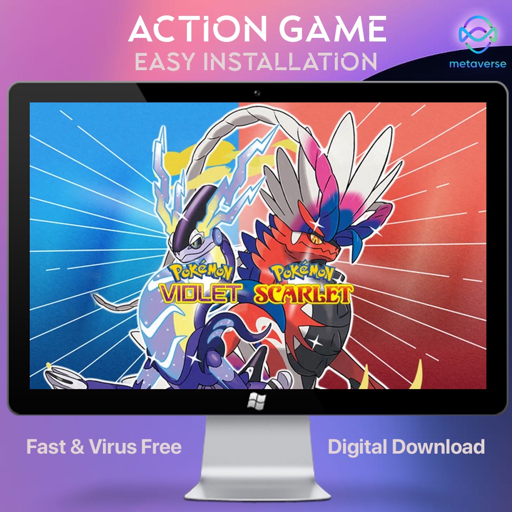 🔥PC GAME🔥 Pokemon Scarlet & Violet - YUZU EMU | OFFLINE | DIGITAL ...