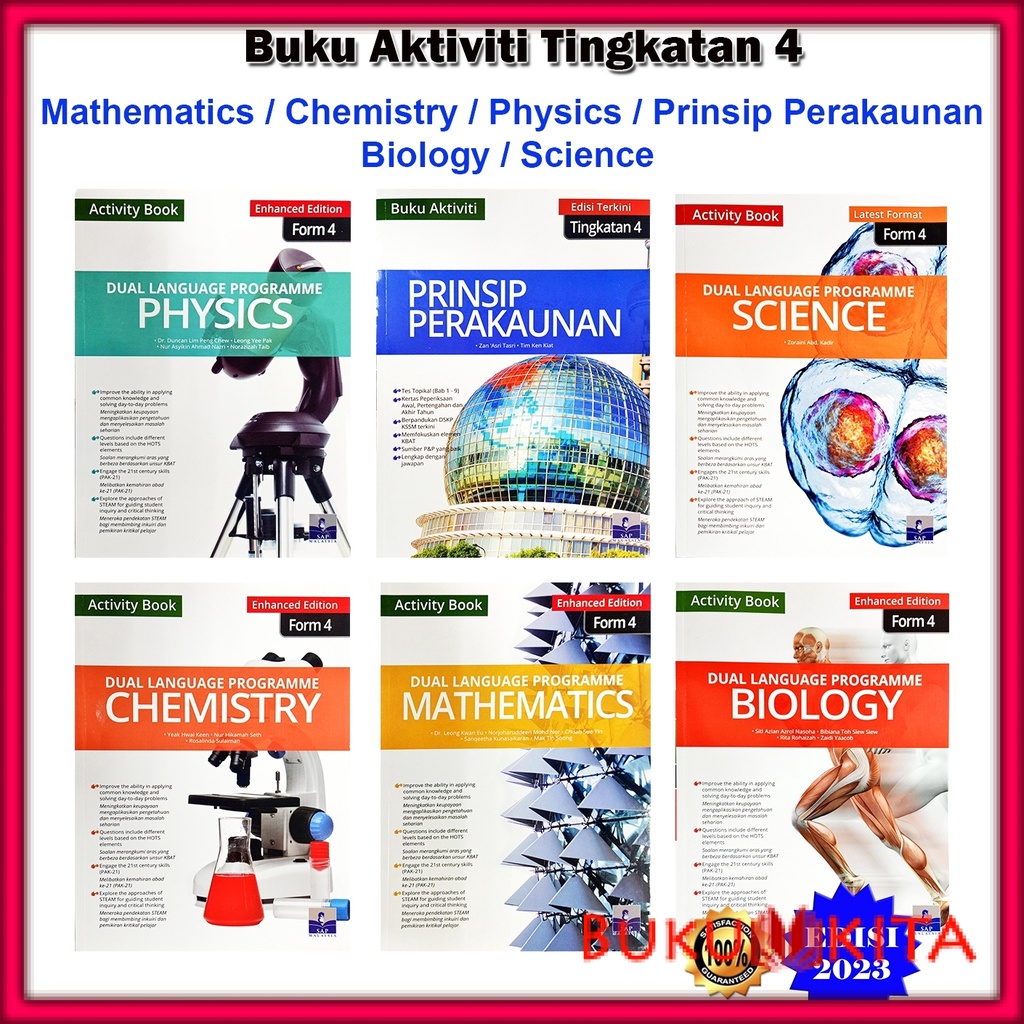 Buku Latihan: Activity Dual Language KSSM Form 4 - Physics / Chemistry ...