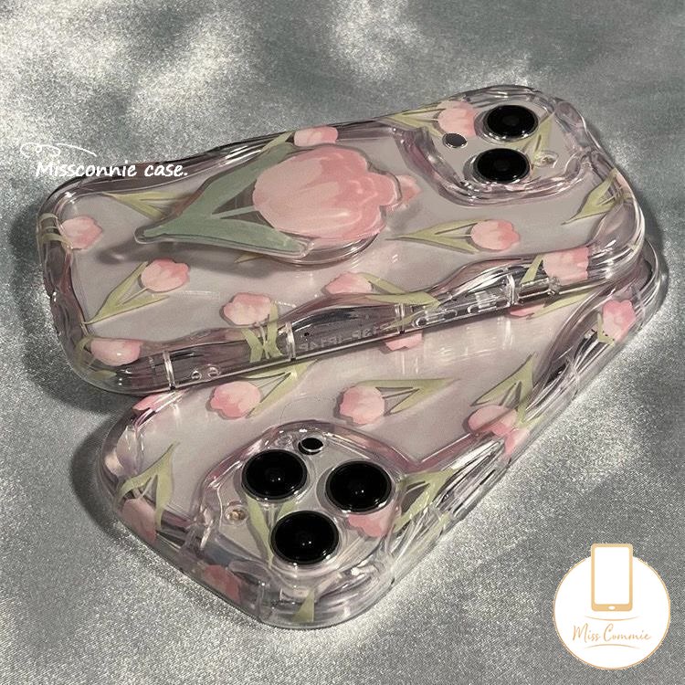 Fresh Flowers Tulip Phone Case Compatible for iPhone 11 16 15 13 14 12 ...