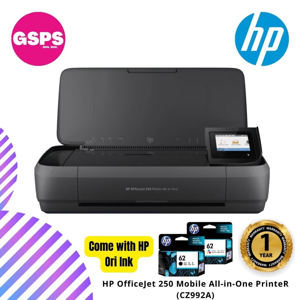 HP OfficeJet 250 Mobile All-in-One Printer (CZ992A) | Shopee Malaysia