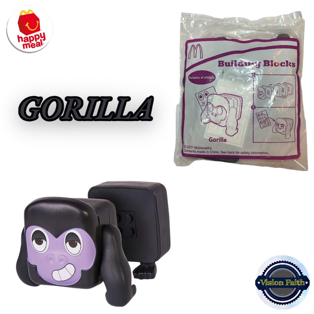 McDonald's 2021 Happy Meal Toys - BUILDING BLOCKS ANIMALS | Shopee Malaysia