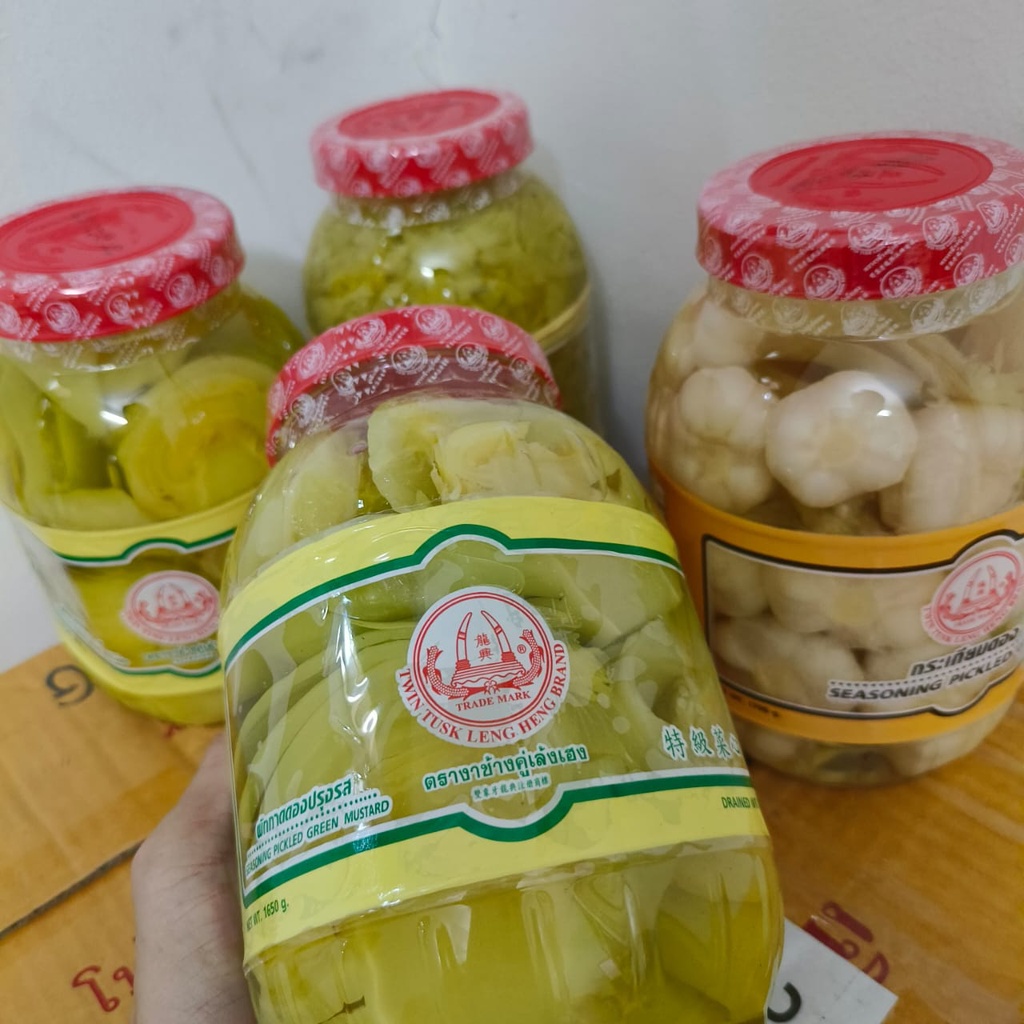 Original Imported from Thailand Sweet Pickled Green Mustard Leng Heng ...