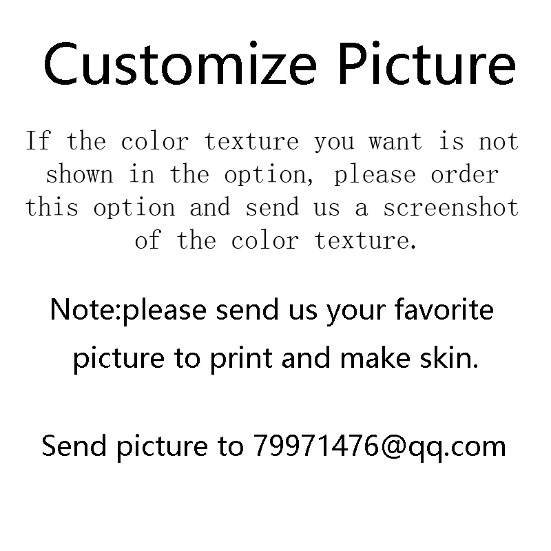Customize Size Model Pre Cut Laptop Multiple Color Materials Skin Sticker Cover Film Tell Me