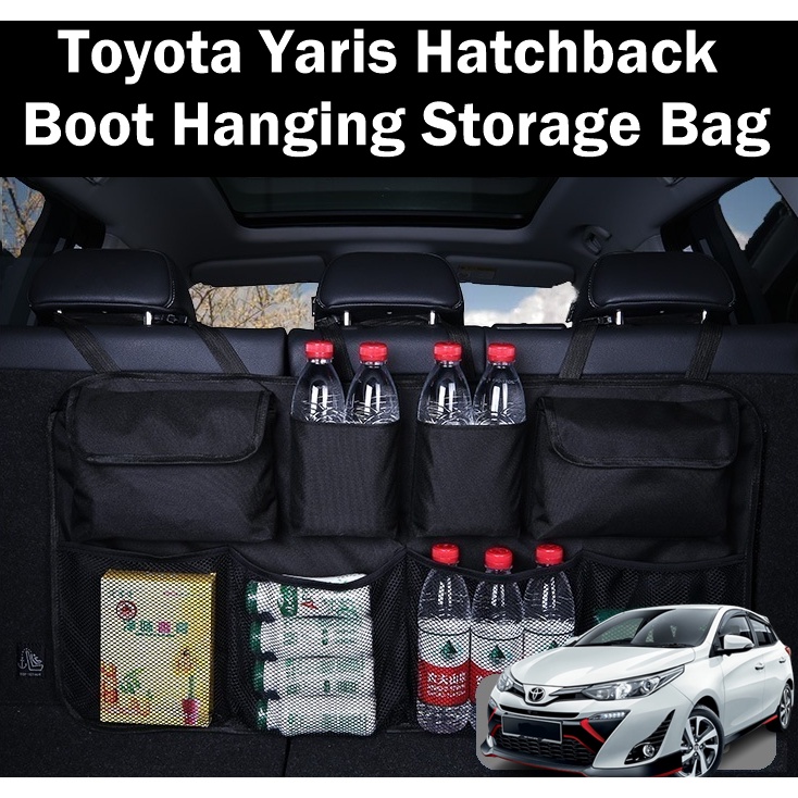 Toyota Yaris Car Boot Storage Bag Boot Hanging Compartment Bag | Shopee ...