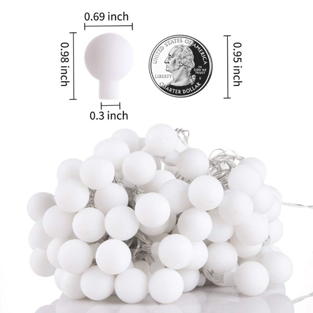 LED Outdoor Camping Light LED Ball String Light Indoor Outdoor Light ...