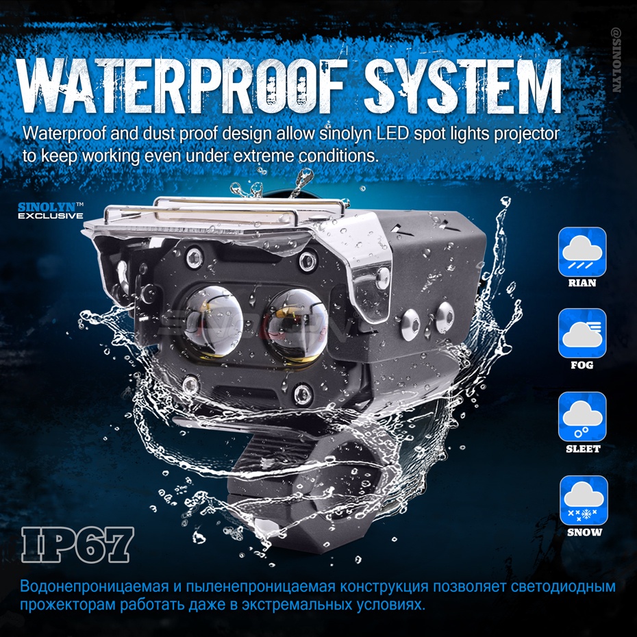 82W Mini Driving Light Work Light Bar Spot Pod Auxiliary light With ...