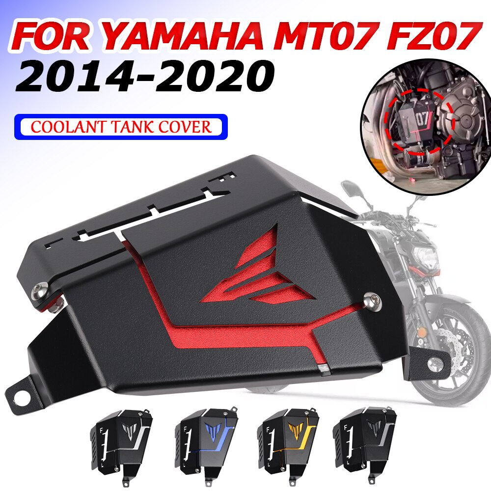 Motorcycle Coolant Recovery Tank Shielding Cover For Yamaha MT-07 FZ-07 ...
