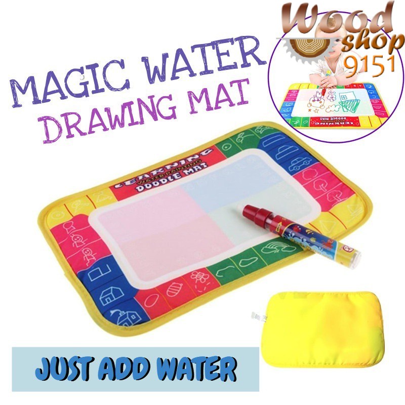 Funny Magic Water Drawing with Magic Pen Coloring Book Doodle Mat Toys ...