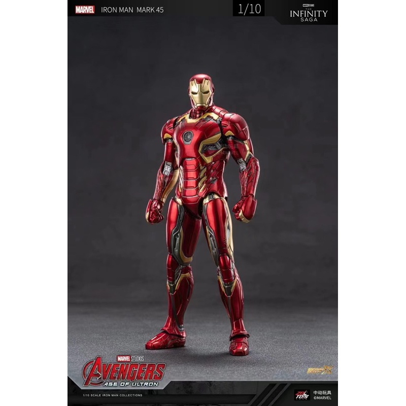 {ORIGINAL} ZD TOYS IRON MAN MARK 45 AGE OF ULTRON ACTION FIGURES (1906 ...