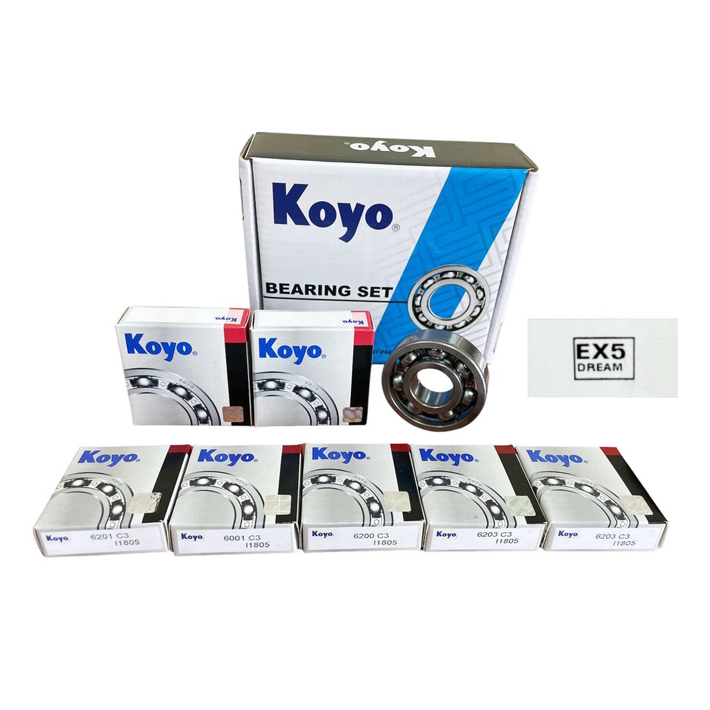 KOYO Bearing Engine Full Set Honda EX5 Dream Motorcycle Motosikal Spare ...