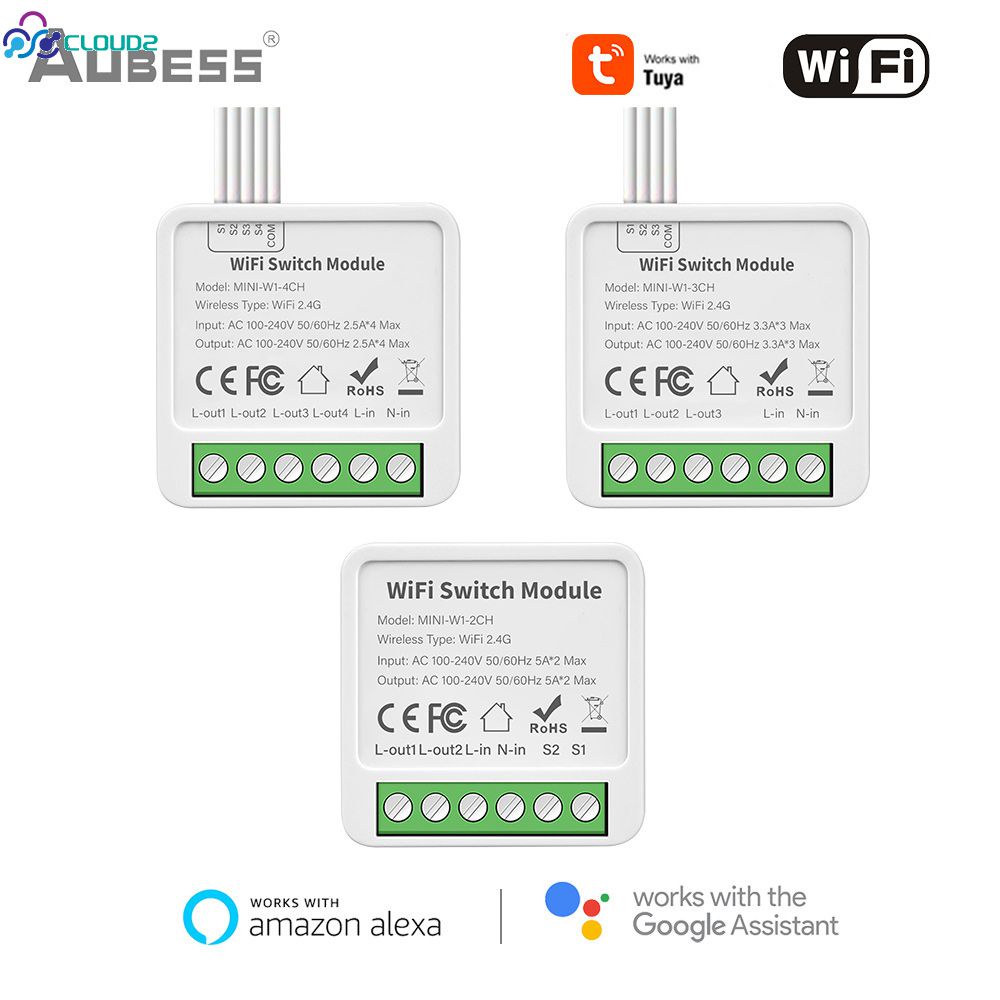Tuya Module Zigbee 3.0 Smart Switch Diy Circuit Breaker 2/3/4 Gang ...
