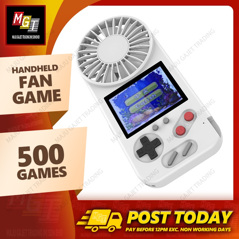 500 Games Handheld Mini Fan Gameboy Portable Game Console Retro Classic ...