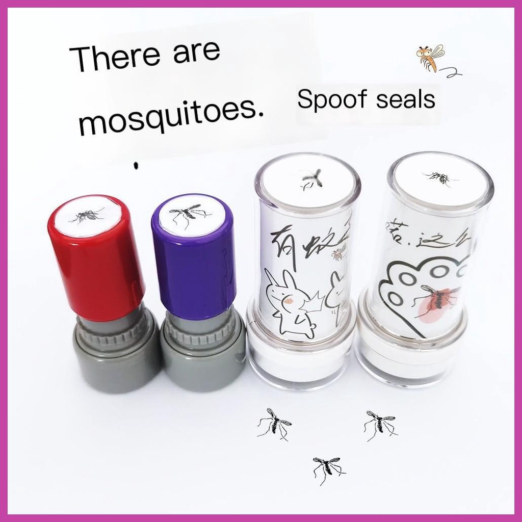 Prank Slap Mosquito Toy Stamp Dead Mosquito Corpse Cartoon Pattern ...