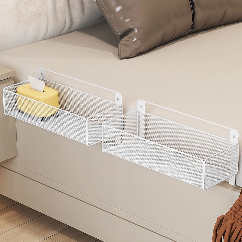 Hanging Bedside Caddy Organizer Bed Hanging Storage Shelf Basket with ...