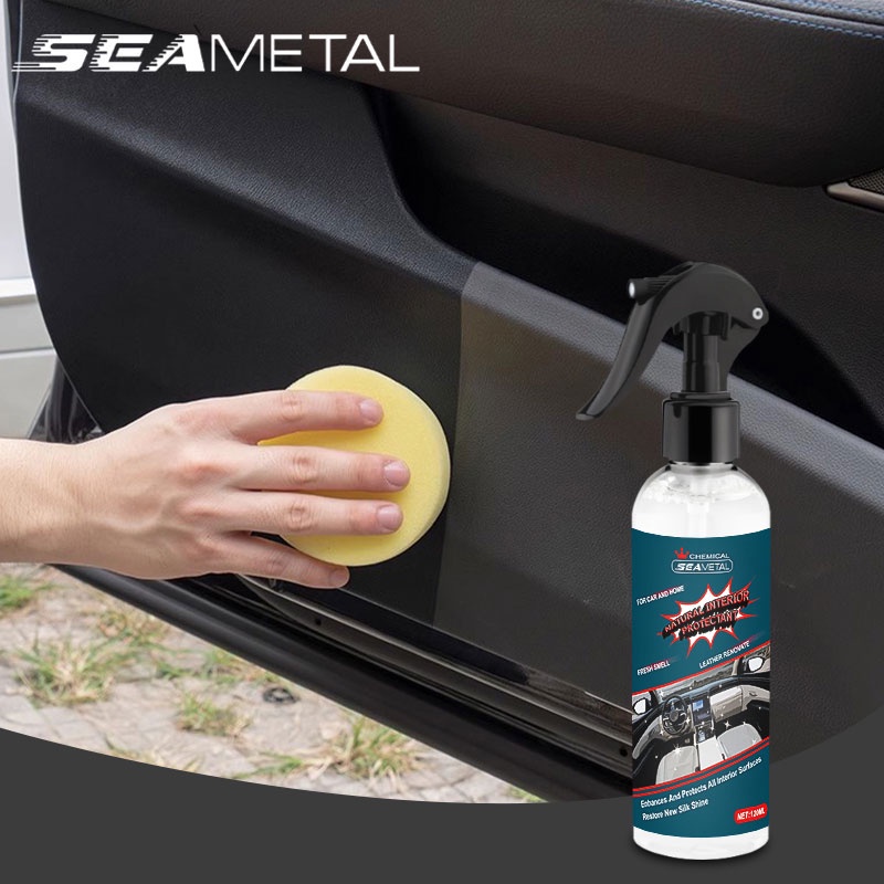 SEAMETAL 120ML Car Plastic Restore Agent Plastic Restorer Plastic Trim ...