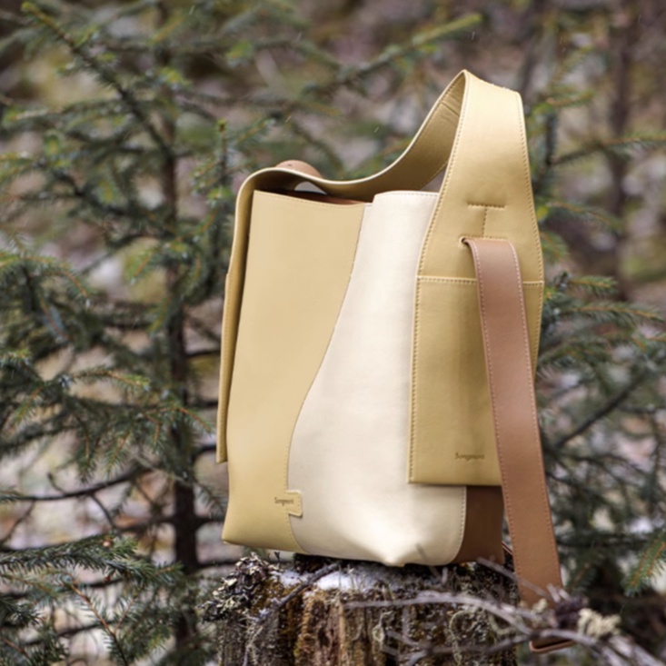 Songmont Hanging Ear Tote Series Medium Designer Style First Layer ...