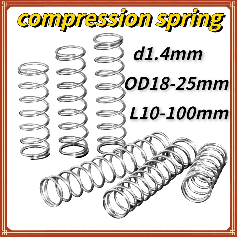 【XNY】Pressure spring wire diameter 1.4mm SUS304 stainless outer ...