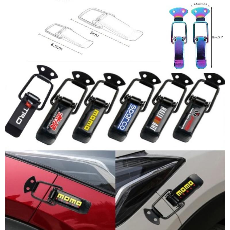 2pc/set Universal bumper clip car lock Bonnet lock Universal Bumper ...