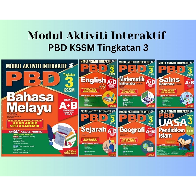 SASBADI - Modul Aktiviti Interaktif PBD KSSM Tingkatan 3 | Shopee Malaysia SASBADI - Modul Aktiviti Interaktif PBD KSSM Tingkatan 3 | Shopee Malaysia