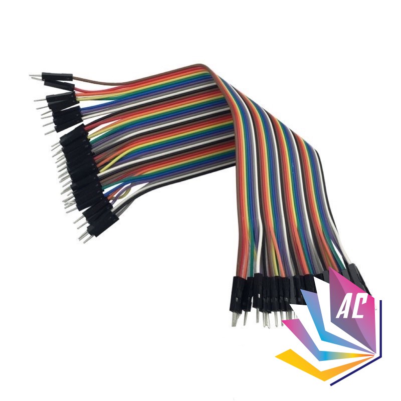 10p 40p Male to Male Breadboard Dupont Jumper Wire for Arduino IOT 10cm ...