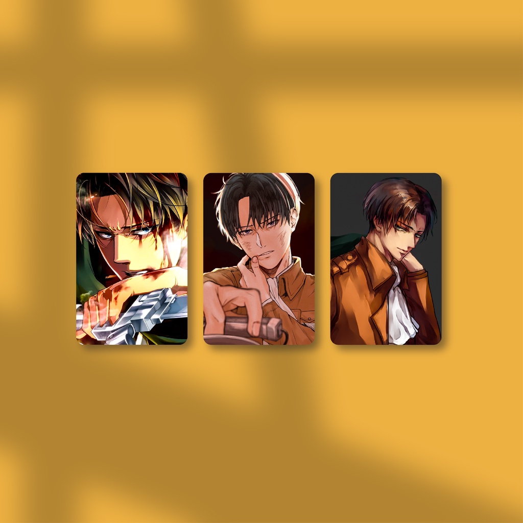 [ PHOTOCARD ] Anime Corner Card - Levi Ackerman Attack on Titan ...