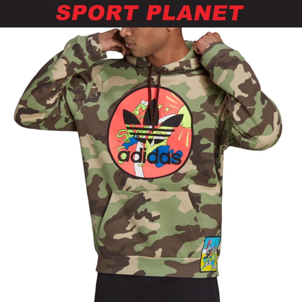 adidas Bunga Men X Jeremy Scott Camouflage Hoodie Shirt Baju Lelaki ...