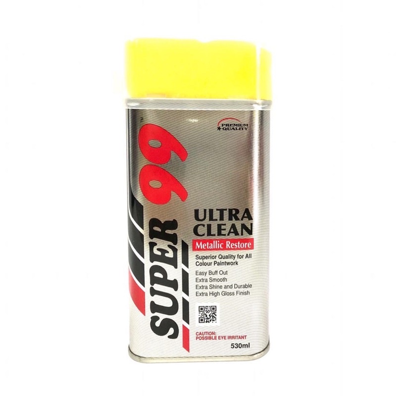 Soft 99 Cleaner & Polish Luster / Meta Clean Wax with Sponge 530 ml ...