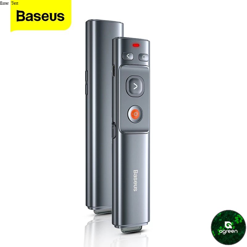 AC Baseus Wireless Presenter Laser Pointer Projector Powerpoint Slide Remote Control Infrared ...