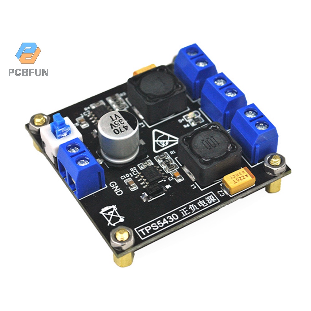 Pcbfun TPS5450 / TPS5430 Single To Dual Power Switching Regulated Power ...