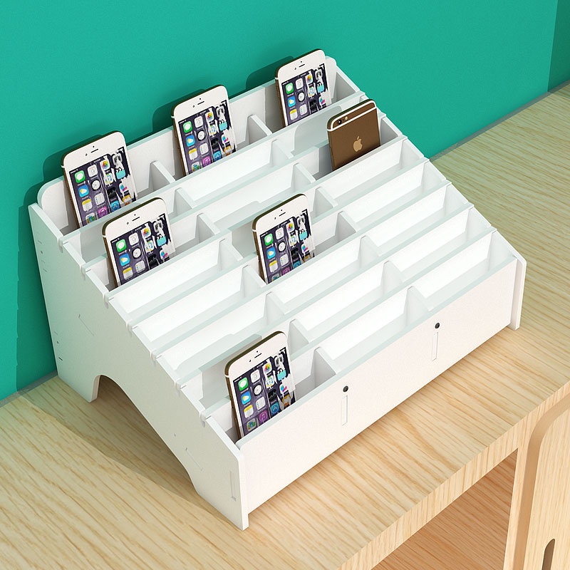 Conference Storage Mobile Phone Box Shelf Desktop Multi-Grid Repair ...