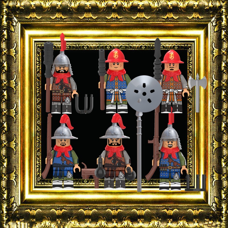 Ancient Ming Dynasty Soldiers Building Blocks Toys For Children ...