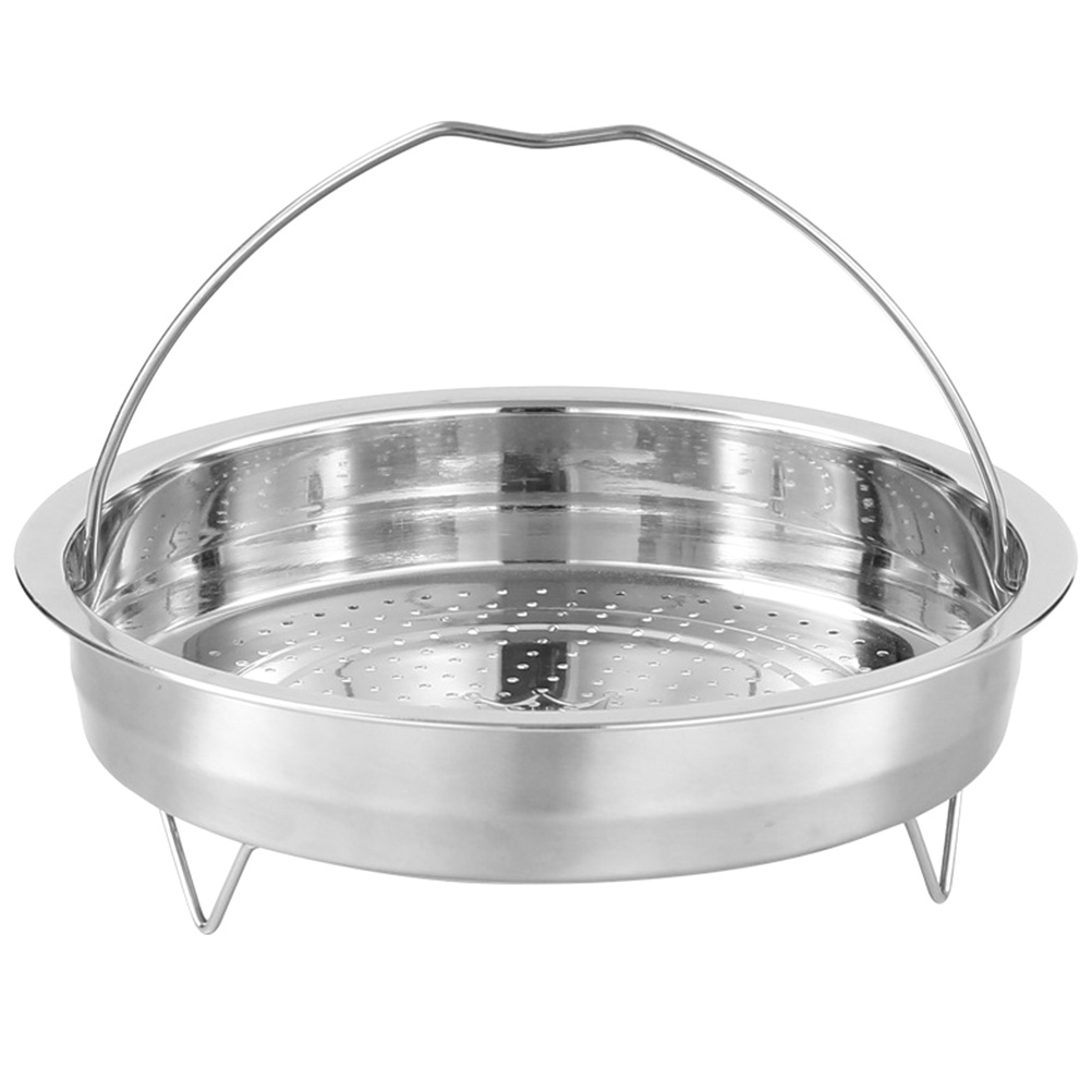 Stainless Steel Wok Metal Steamer Basket Vegetable Fish Steaming Pot ...