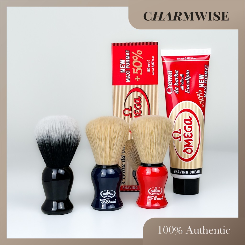 Charmwise Set Sabun Krim Cukur dan Berus Sintetik Traditional Wet ...