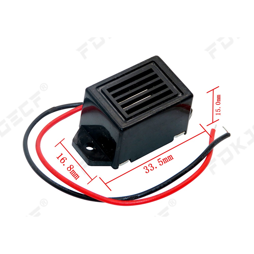 Alarm Buzzer DC 12V 85dB Mini Electronic Alarm Buzzers Constant Tone | Shopee Malaysia