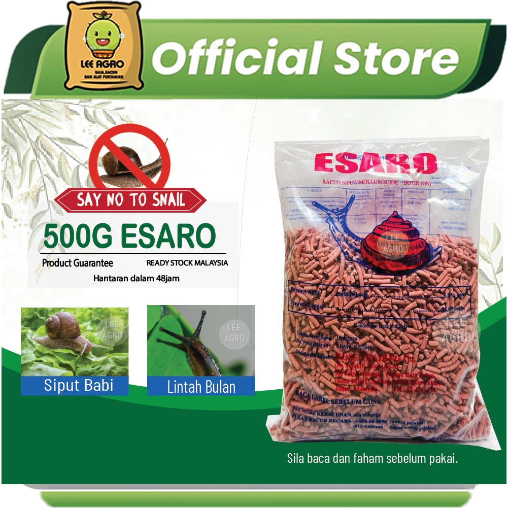 Esaro Racun SIPUT 500g metaldehyde (SNAIL Killer/Ubat Siput Babi/lintah ...