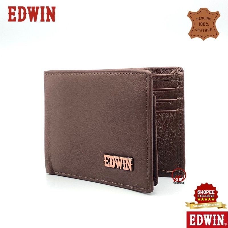EDWIN PREMIUM LEATHER MEN SHORT WALLET ( EWEC ) | Shopee Malaysia