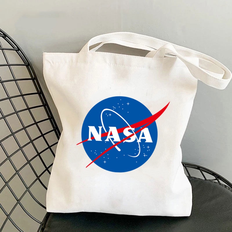 Nasa Space Printing Bag Casual One-shoulder Cute astronaut Canvas Tote ...