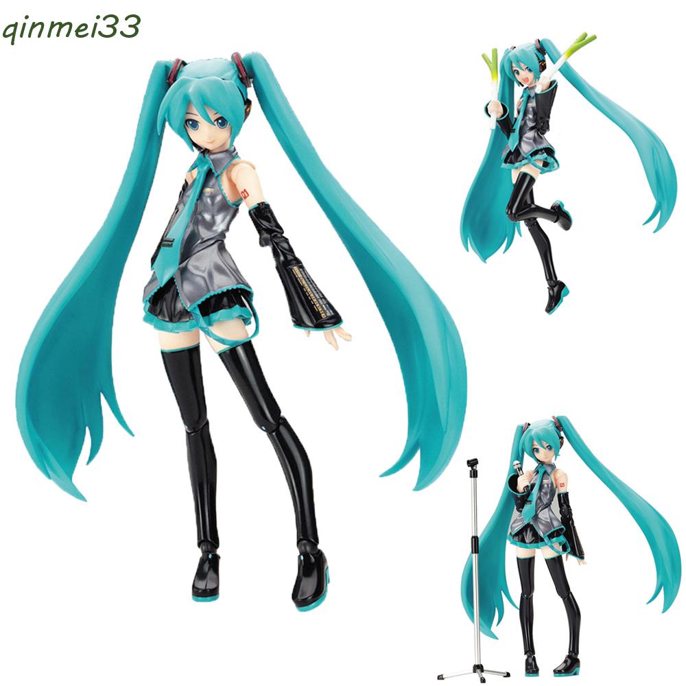 QINMEI Miku Hatsune Action Figures Interchangeable Joints Movable Miku ...