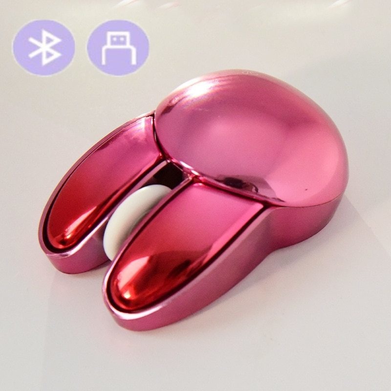 Mofii Cute Cartoon Rabbit Wireless Mouse Kawaii Dual Mode Bluetooth ...