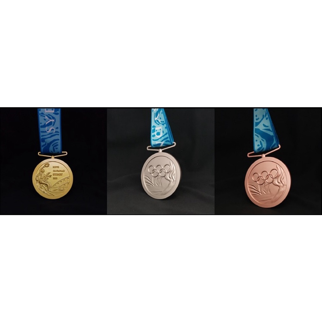 Commemorative Sidney 2000 Olympic Gold,Silver & Bronze Medal Medallion ...