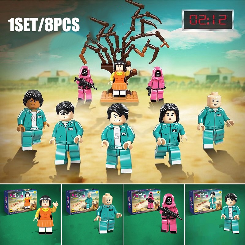 Squid Games Figure Characters Toys Mini Figure Collection Toys ...