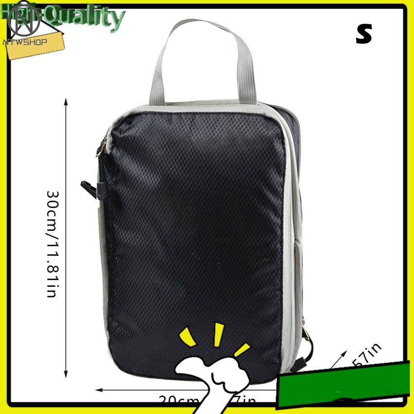 Travel Storage Bag Compressible Packing Cubes Foldable Waterproof ...