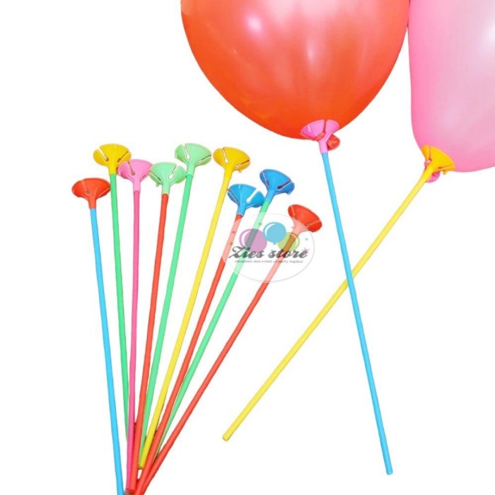Full color Balloon Stick / Balloon Stick & Cup / Colorful Balloon Stick ...