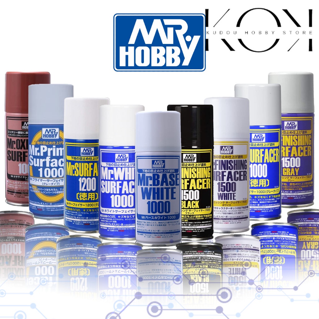 Mr Hobby Mr Surface Mr Primer Mr Finishing Mr Base White Mr Mahogany ...