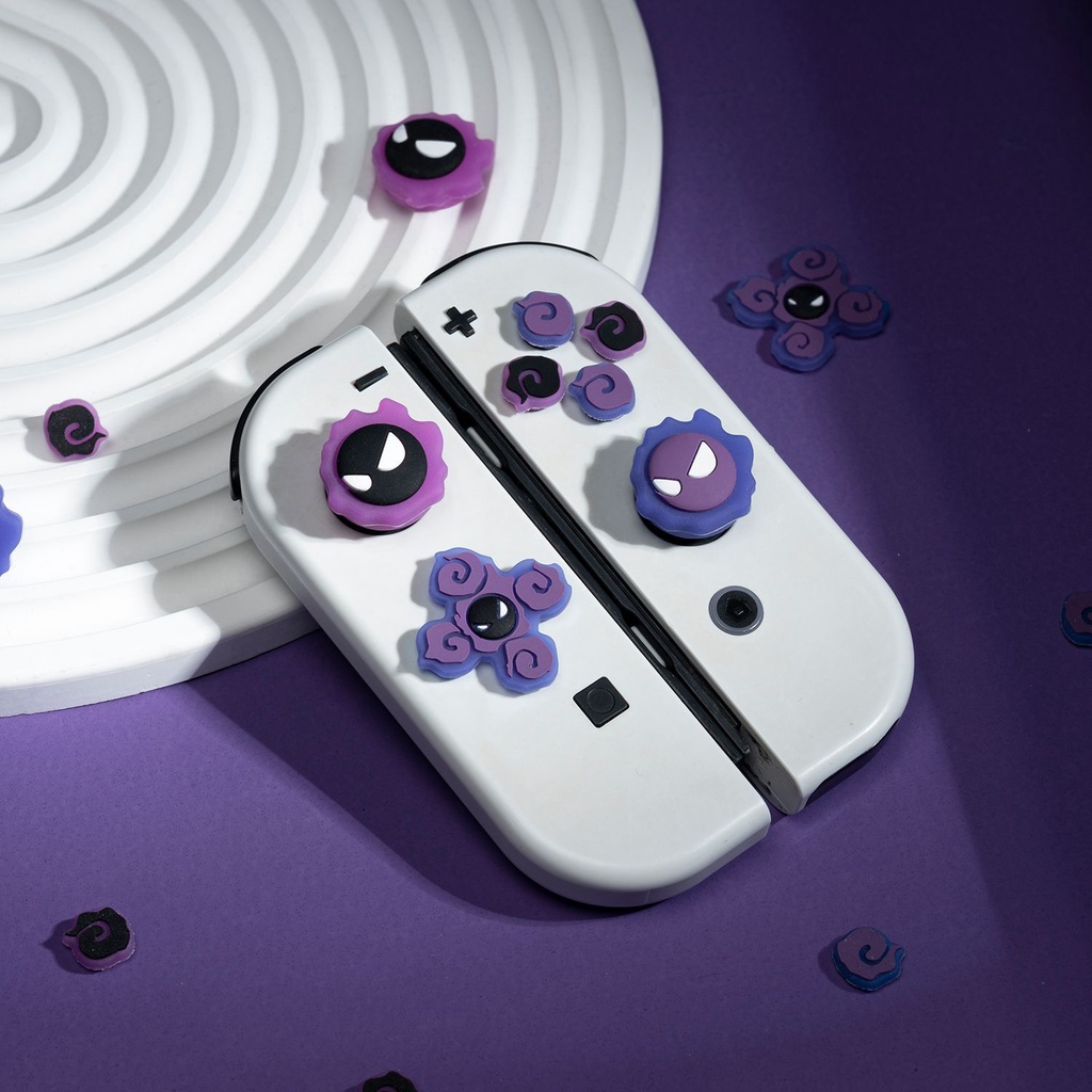 Pokemon Gengar-themed Thumb Girp Caps and Cross Button Caps for ...