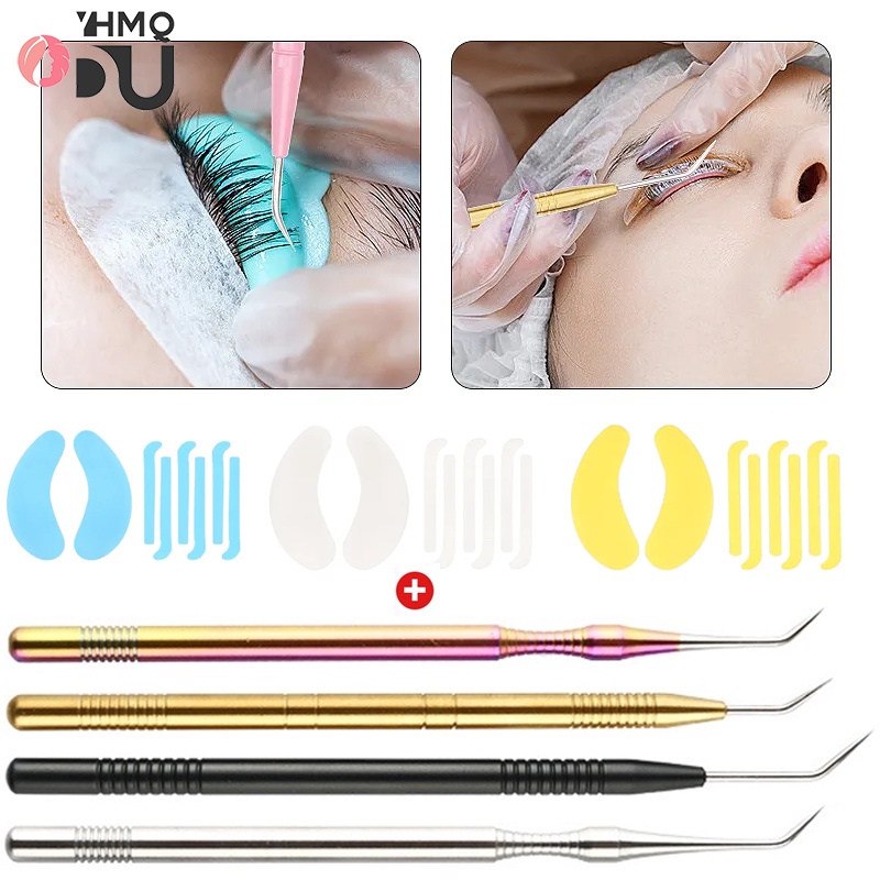Eyelash Perm Lifting Tools Metal Clean Up Rods Beauty Lash Separating ...
