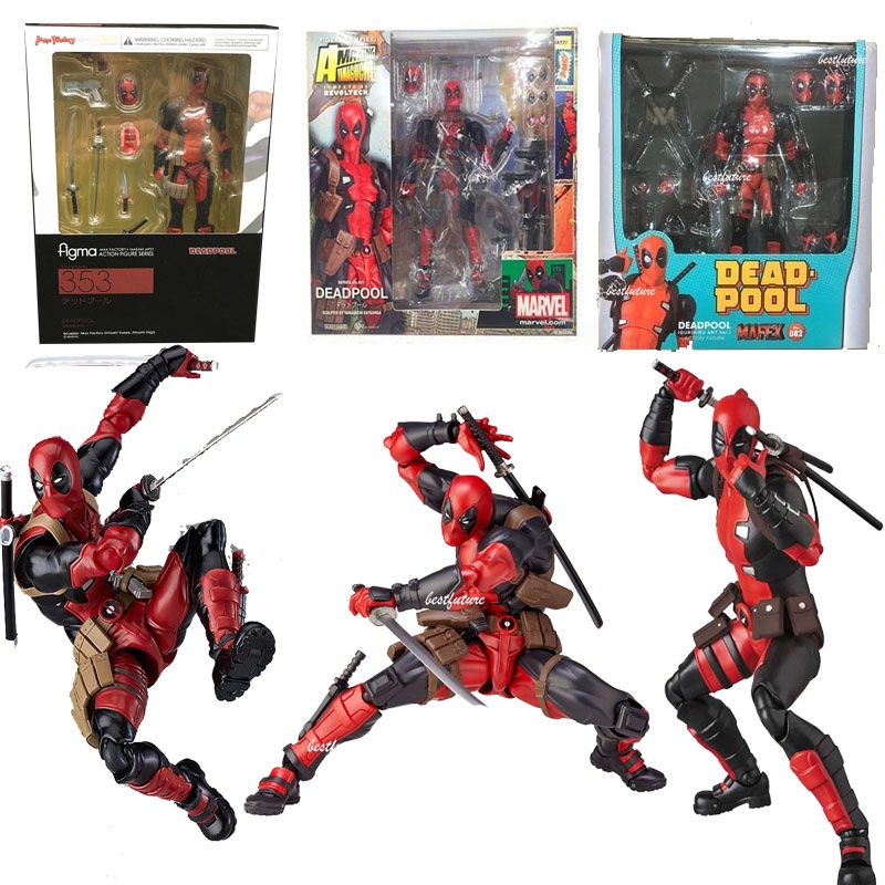 Figma Deadpool Red Suit Marvel Carnage Legends X-men Amazing Yamaguchi ...